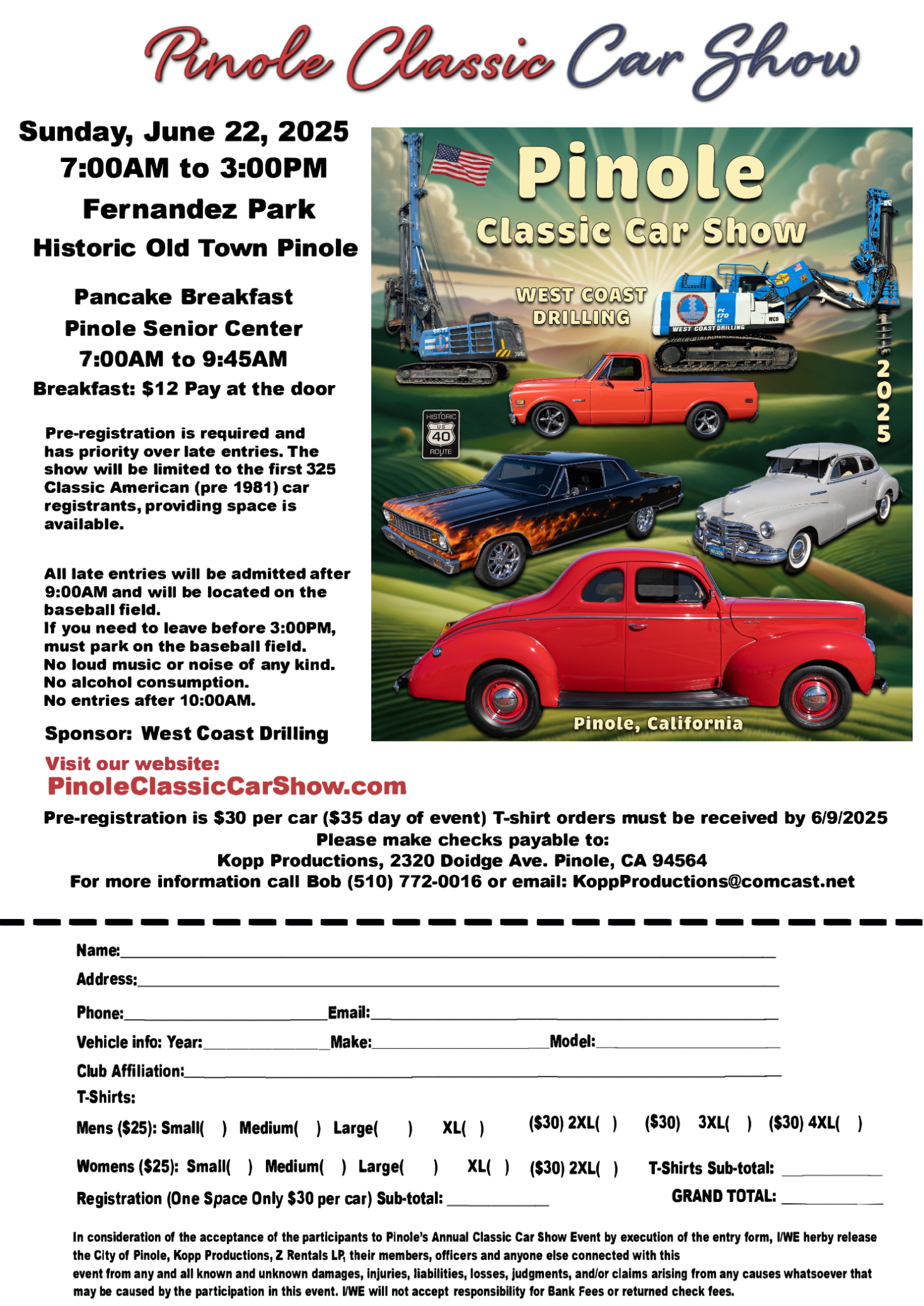 Pinole Classic Car Show
